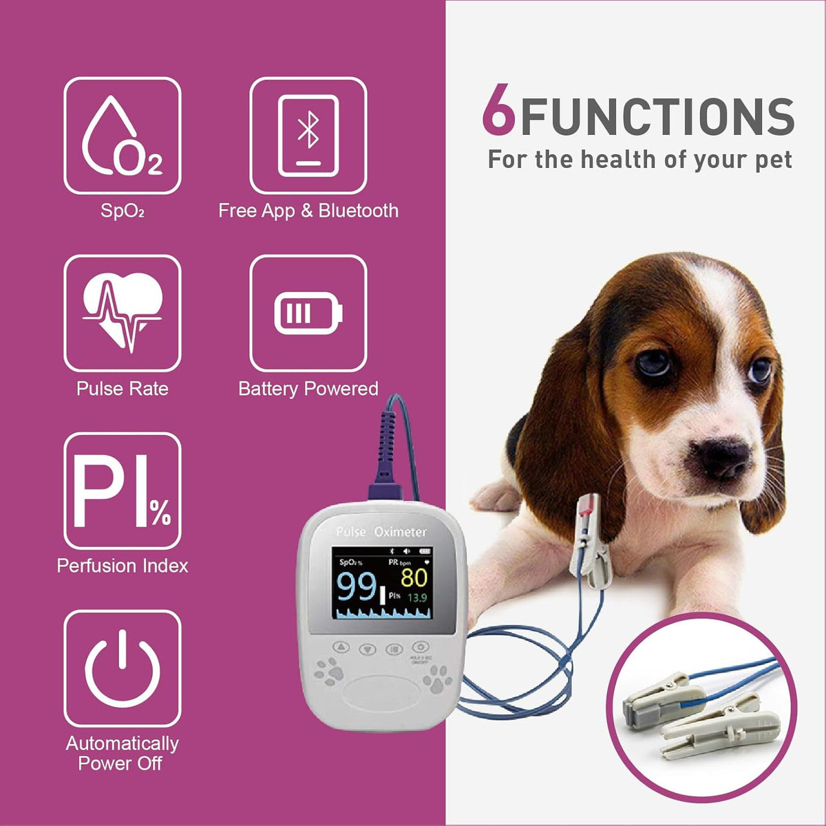 Veterinary Pet Pulse Oximeter